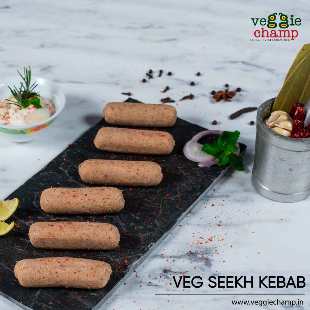 Veg Seekh Kebab Online Order Delhi | Veggie Champ